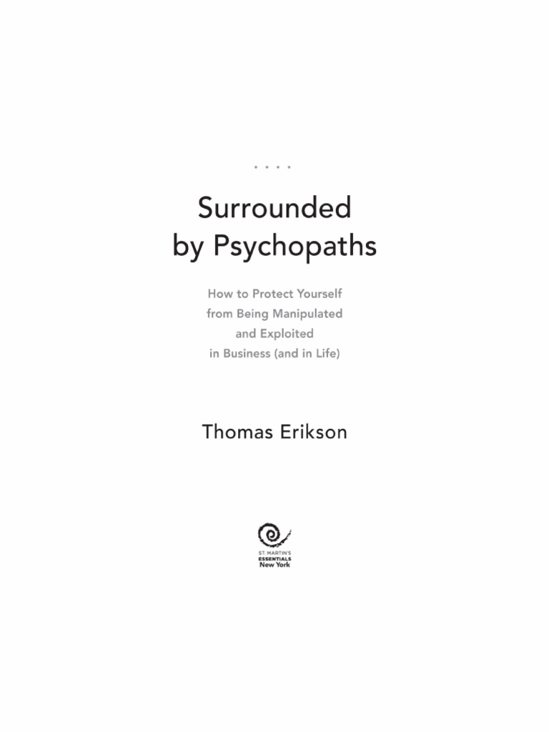 Surrounded by Psychopaths, by Thomas Erikson - Page - 003 | PDF
