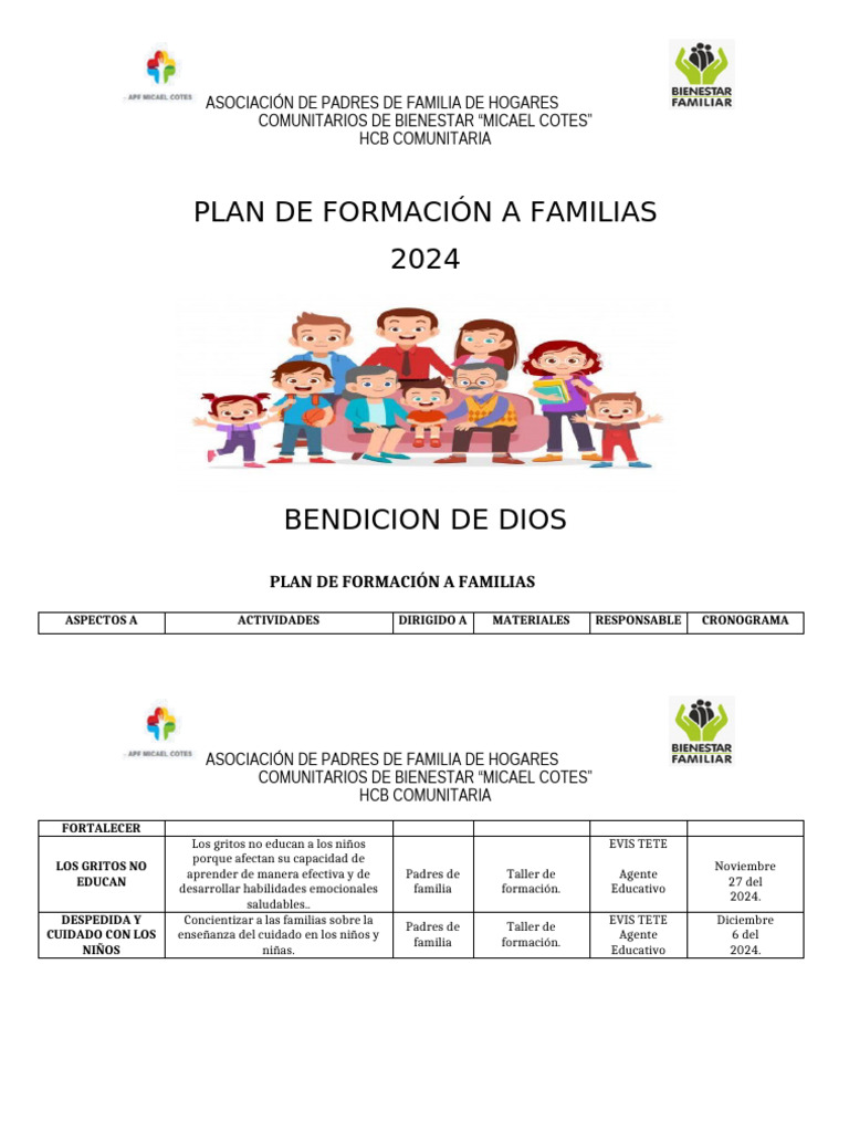 Plan de Formacion | PDF