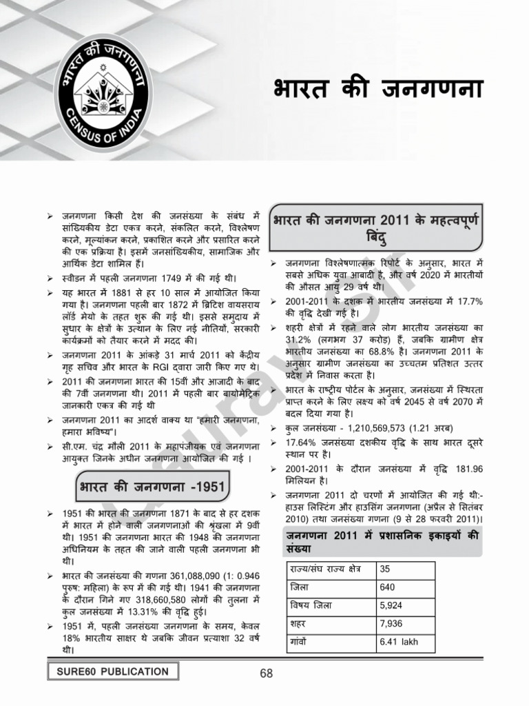 03 Census of India (Hindi) | PDF