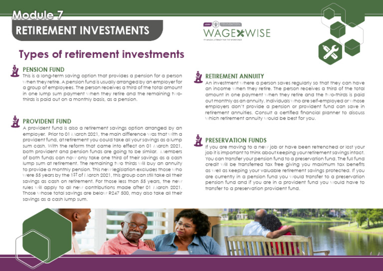 Wagewisepdfs 21 - Module 7a | PDF | Pension | Retirement