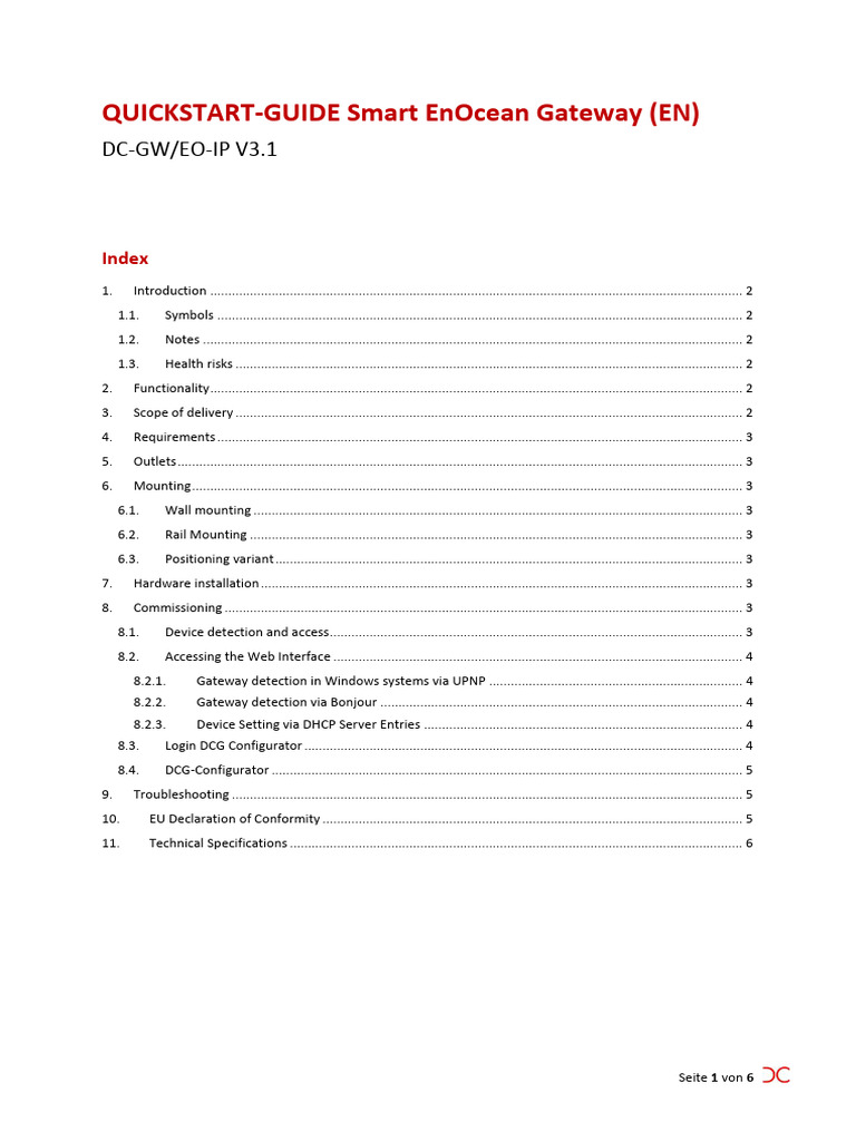 Quickstart-Standard Feb.-2019 EN | PDF | Computer Network | Power Supply