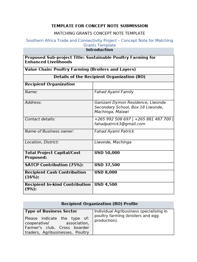 Application Form SATCP 06.01.2025. MGP | PDF | Demand | Poultry
