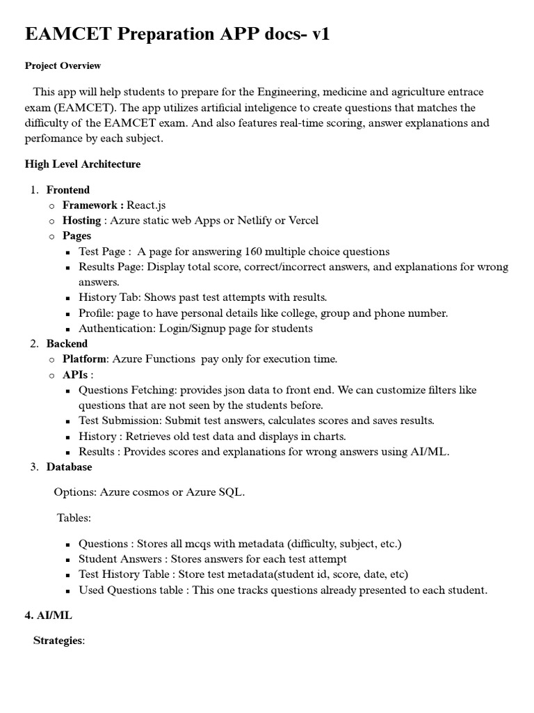 EAMCET Preparation APP | PDF