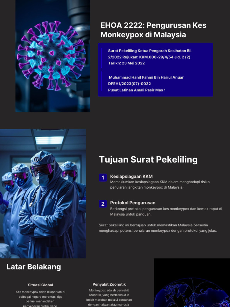 Pekeliling Monkey Pox | PDF