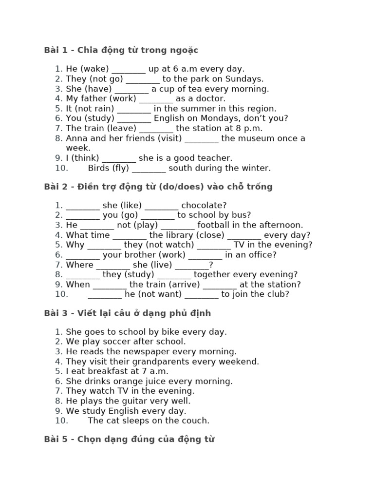 bài tập htd | PDF