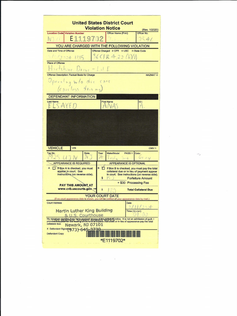 Traffic Ticket | PDF