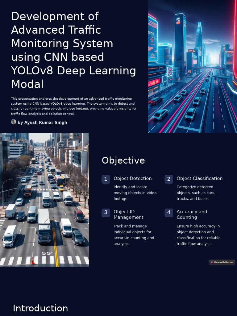 Development of Advanced Traffic Monitoring System Using CNN Based YOLOv8 Deep Learning Modal ...