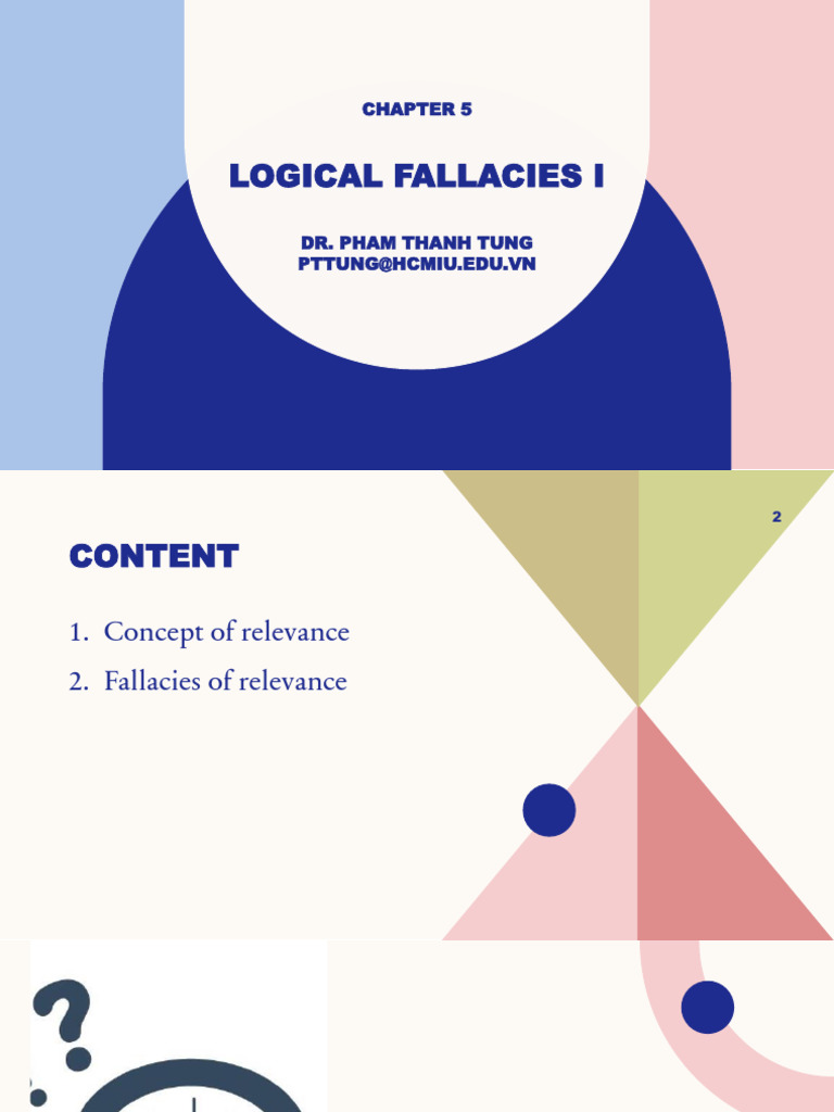 Chapter 5 - Fallacies i | PDF | Fallacy | Argument