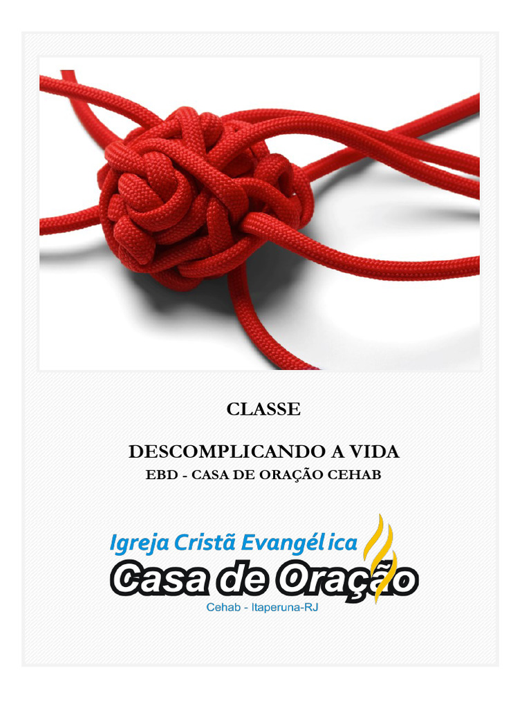 Descomplicando A Vida - Apostila | PDF | Deus | Tempo