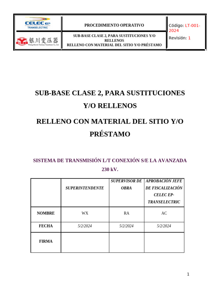 Procedimiento de RELLENO | PDF | Materiales | Ingeniería de Edificación