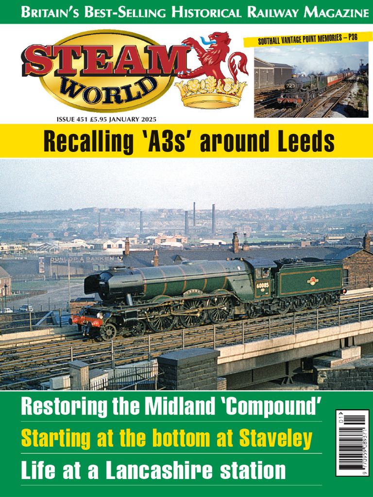 Steam World - January 2025 | PDF | Steam Locomotive | Locomotives