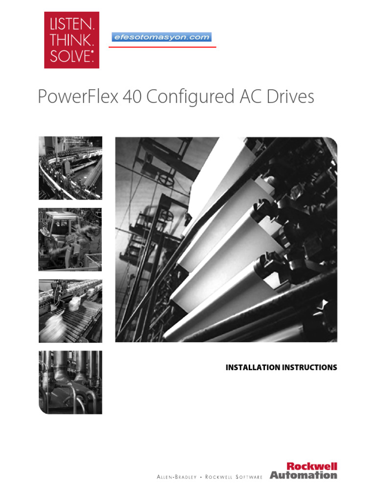 Allen Bradley PowerFlex 40 Configured AC Drives User Manual | PDF ...