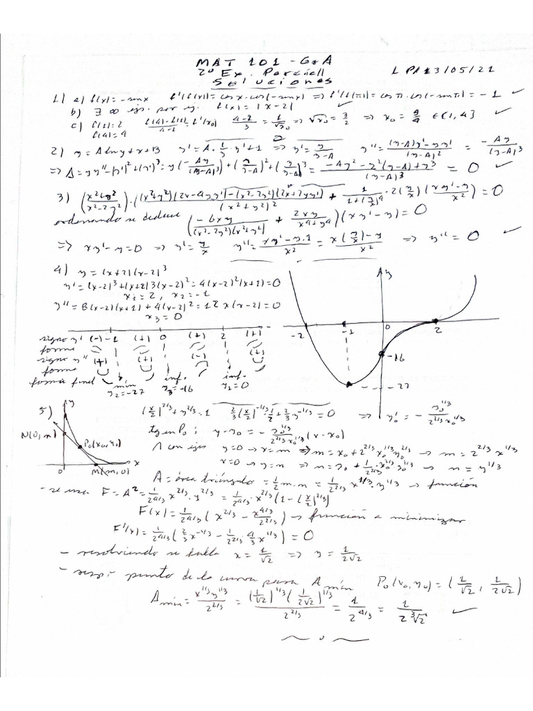 m101 A p2 Soluciones | PDF