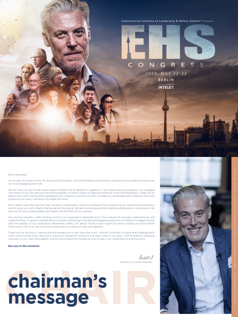 2024 EHS Congress Agenda Complete | PDF