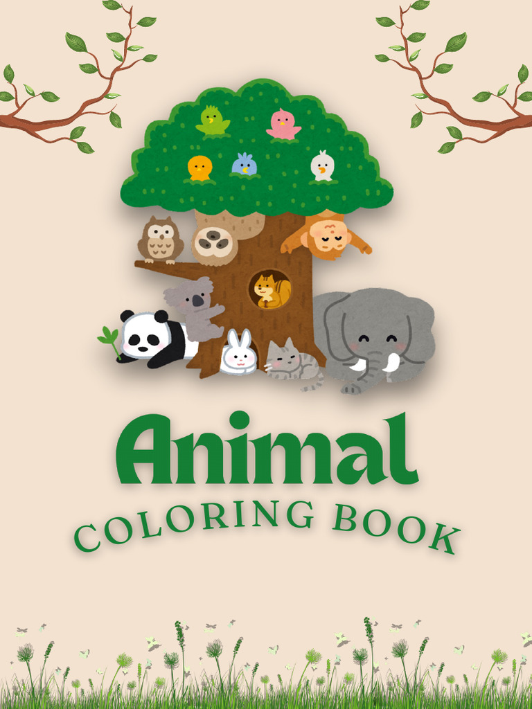 Animal Coloring Book | PDF