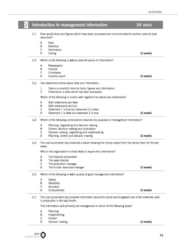 MA2 Chapter 1 - Assignment | PDF