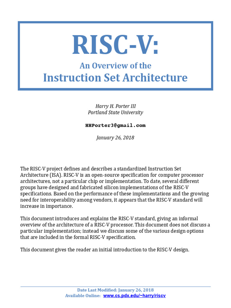 RISCV Summary | PDF | 64 Bit Computing | Integer (Computer Science)