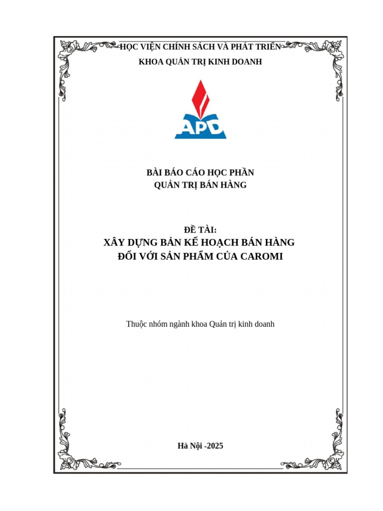 BBC - Nhóm 2 - QTBH 02 - 2425 | PDF