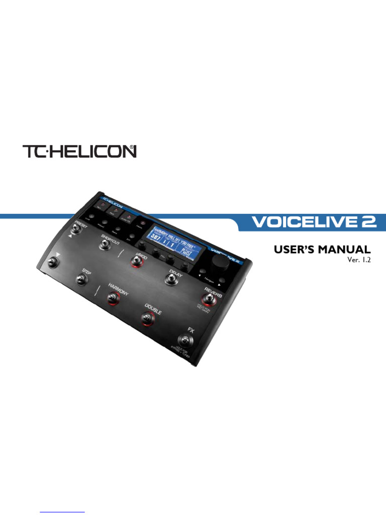 voicelive_2 | PDF | Guitars | Sound