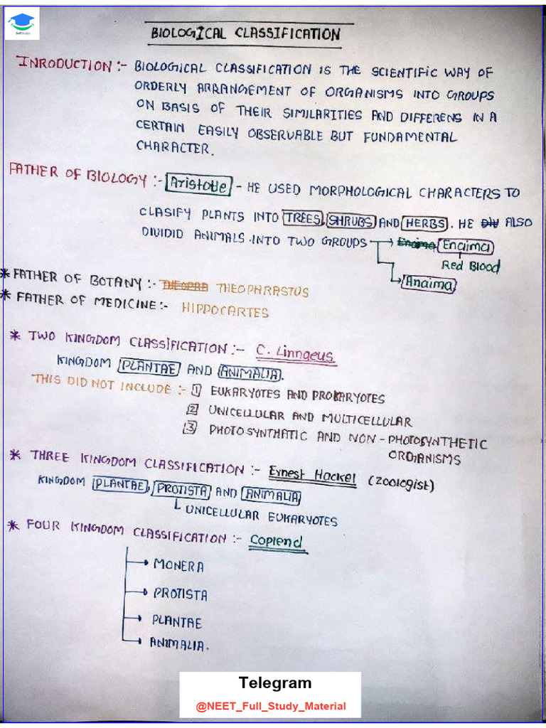 Biological Classification (1) (1) | PDF
