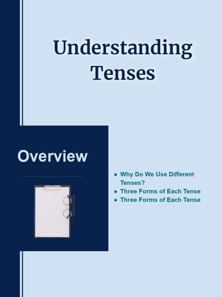 Understanding Tenses | PDF
