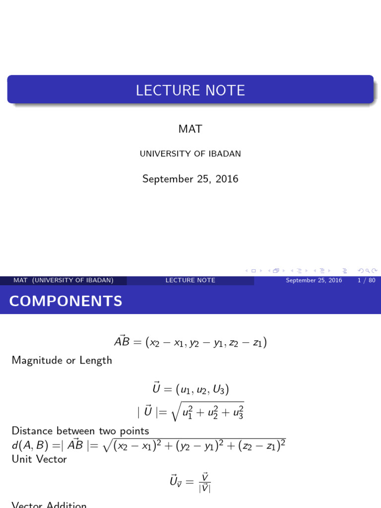Mat 141 Lecture 2 (Mechanics) | PDF | Acceleration | Mechanics
