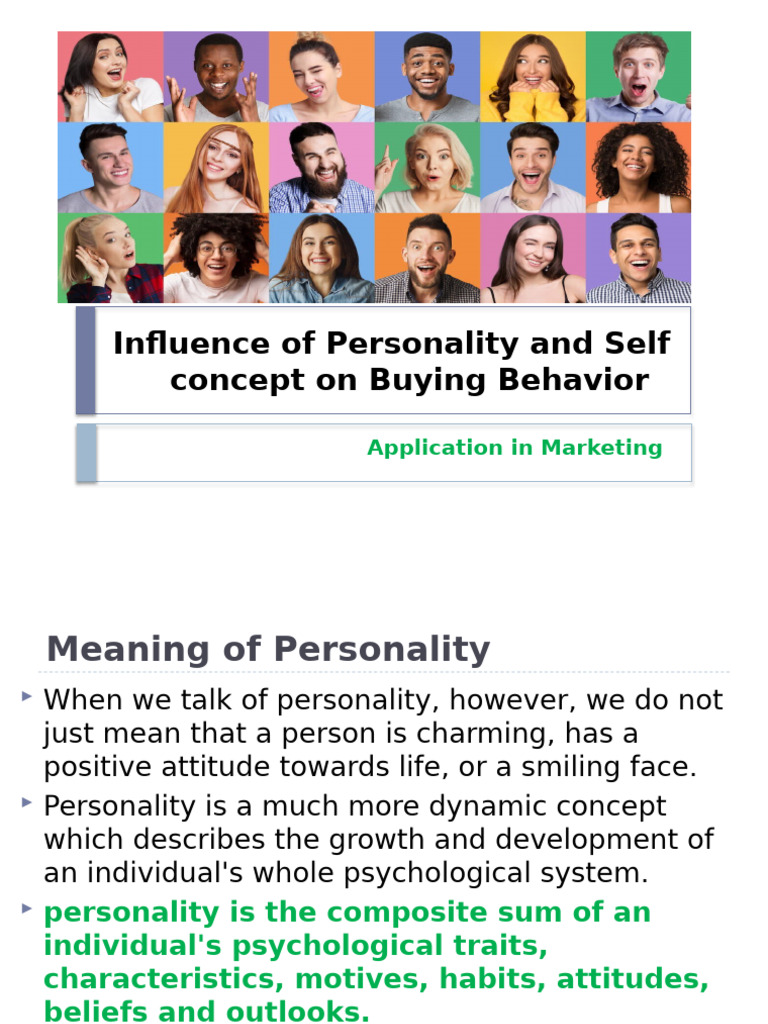 Personality & Self Concept | PDF | Extraversion And Introversion | Sigmund Freud