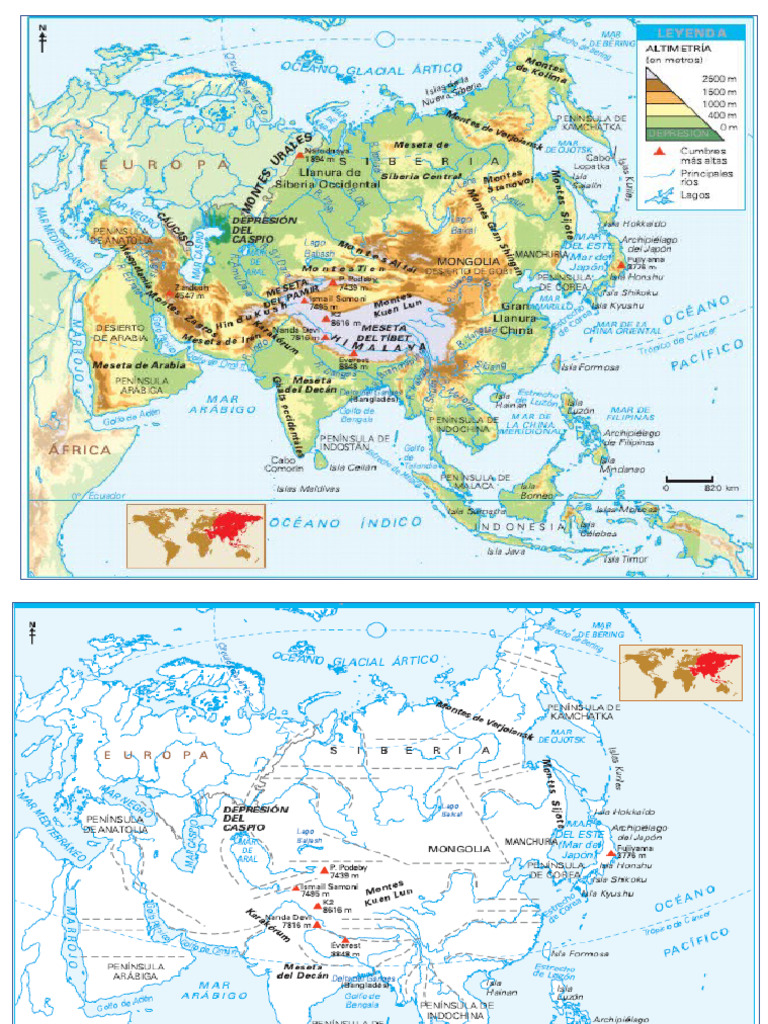 Mapas de Asia-Sesion 5 CCSS-Chavez | PDF
