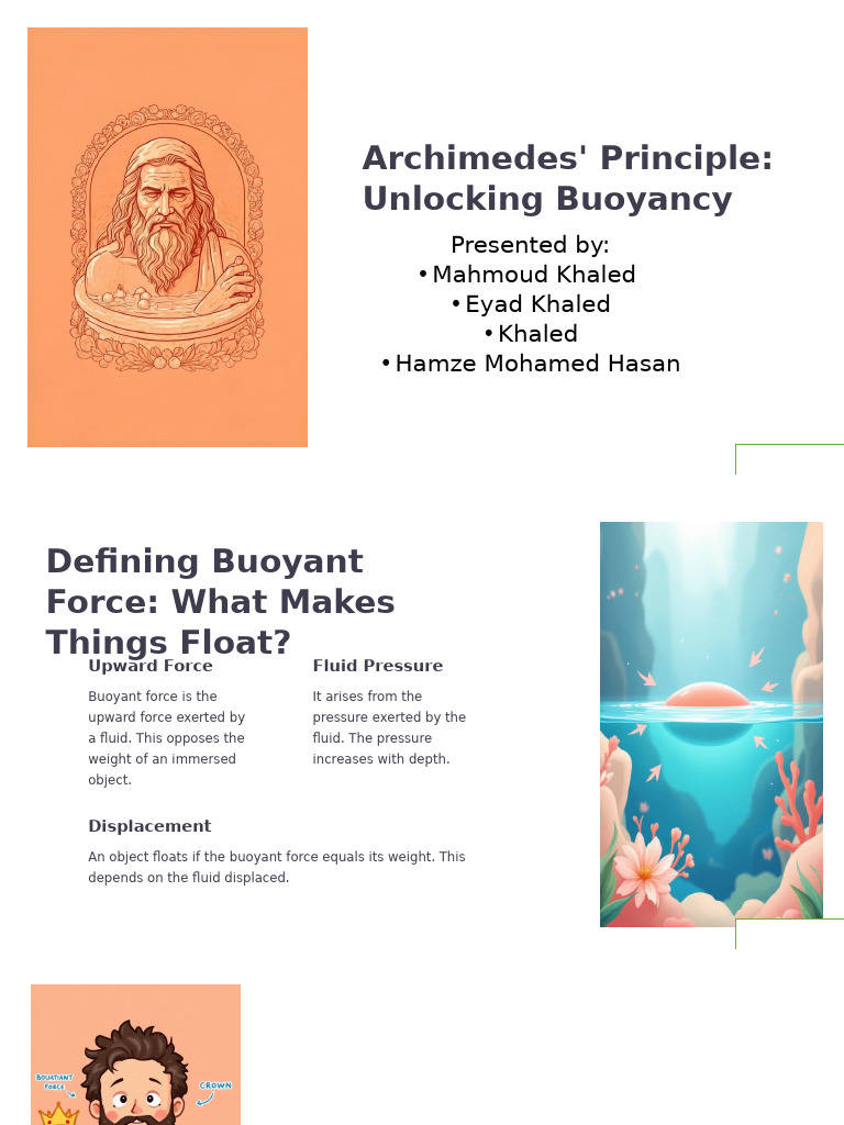 Archimedes Principle Unlocking Buoyancy | PDF