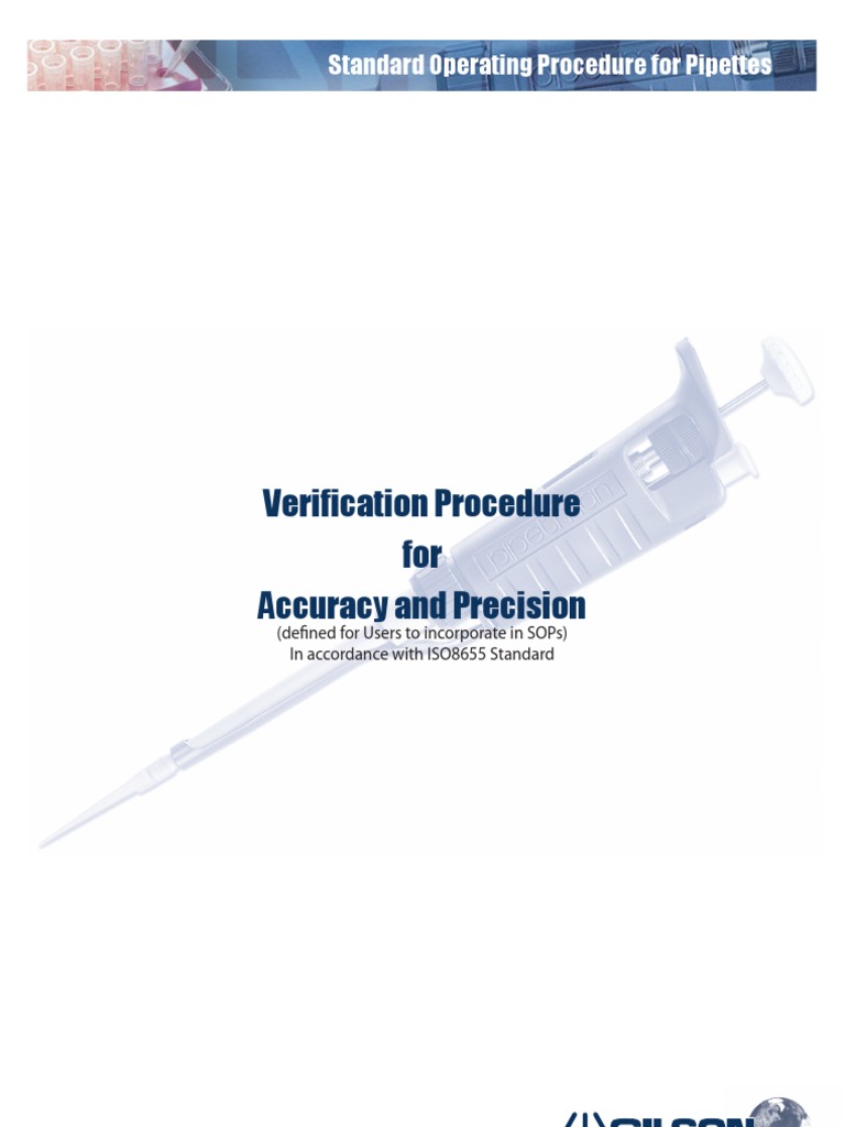 Verification Procedure For Accuracy and Precision | PDF | Coefficient ...