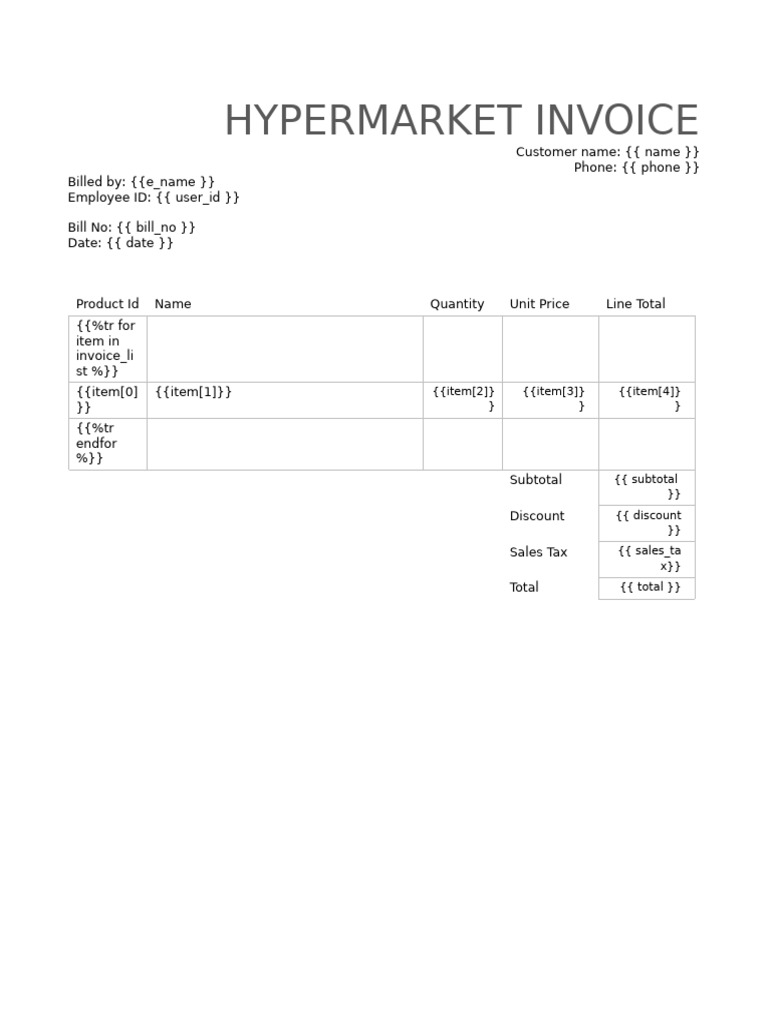 Invoice Templatefn | PDF