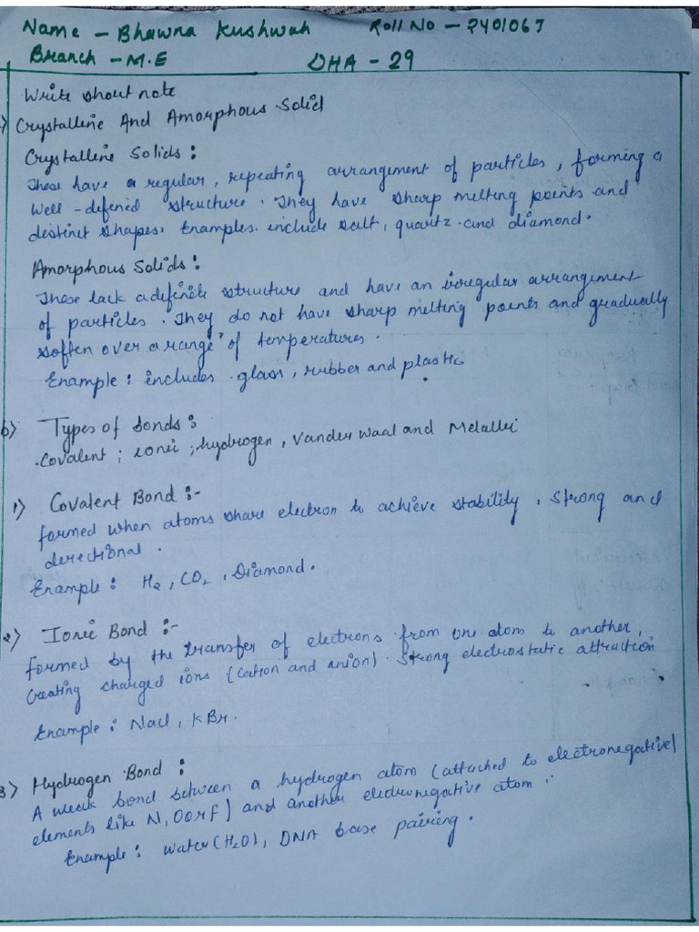 Assignment of Physics | PDF