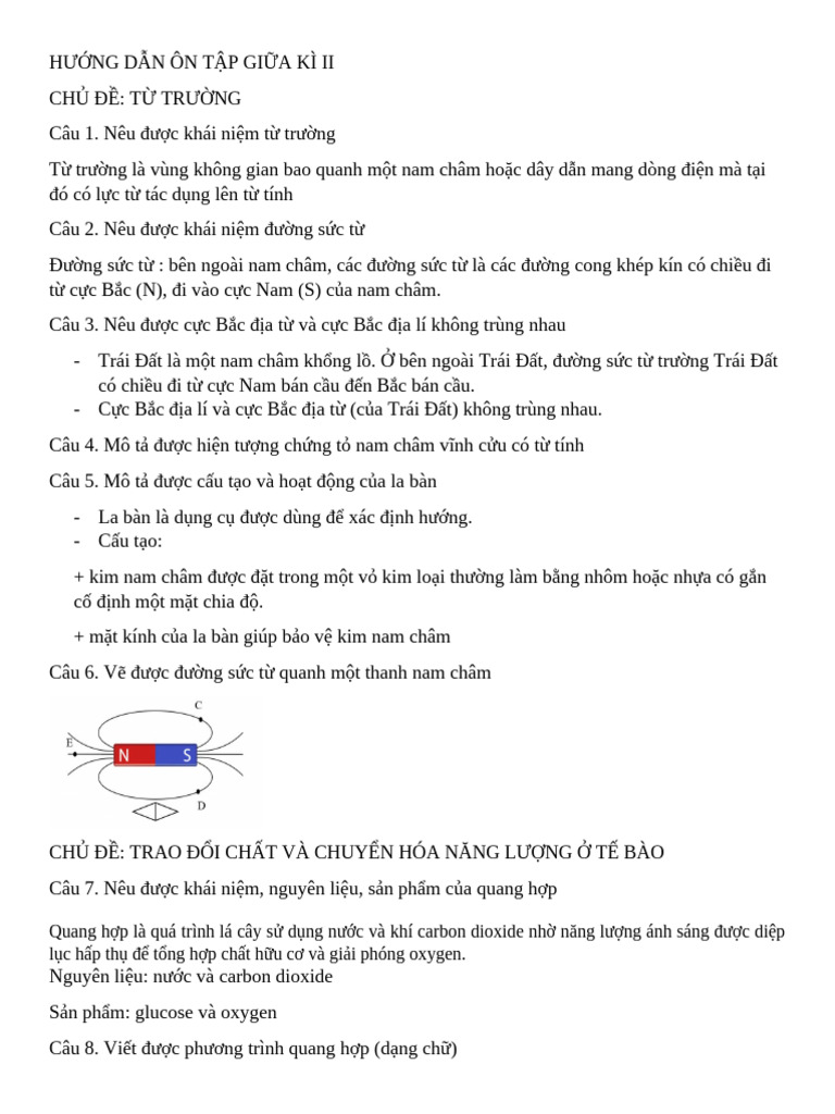 KHTN TẤY GKII | PDF