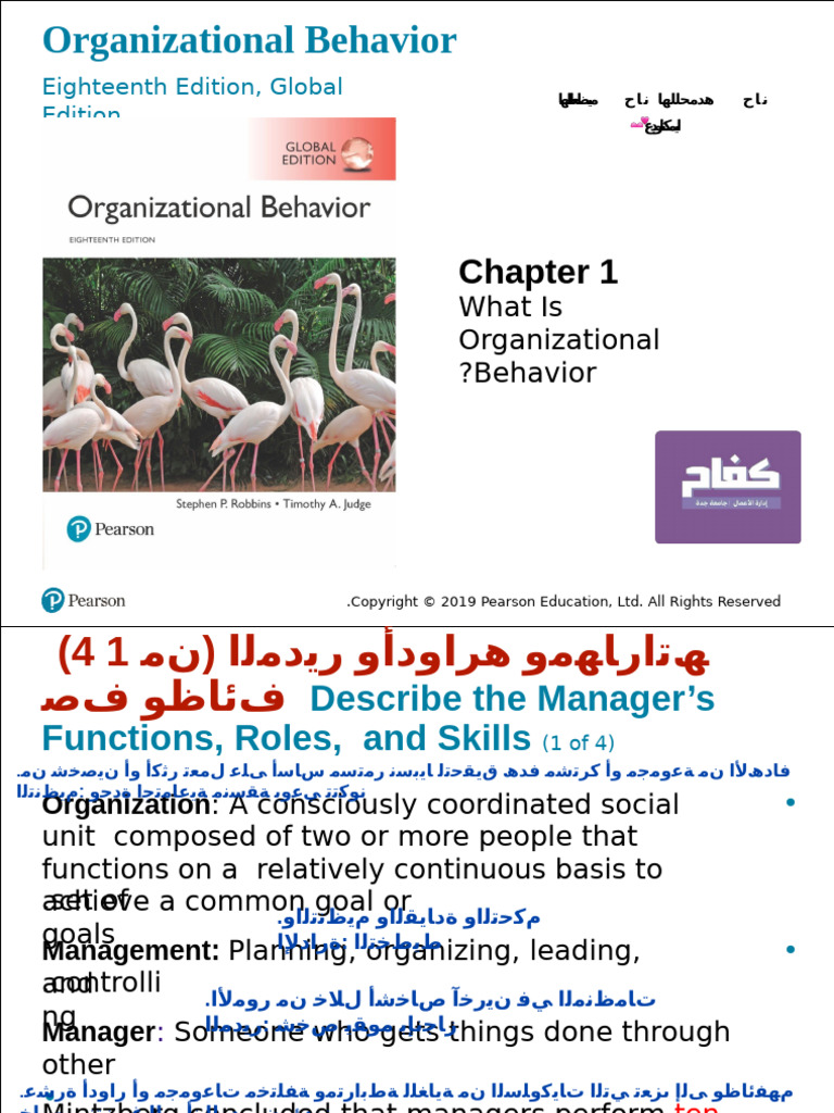 Robbinsjudge Ob18 Inppt 01 Chapter 1 What Is Organizational Behavior | PDF | Attitude ...