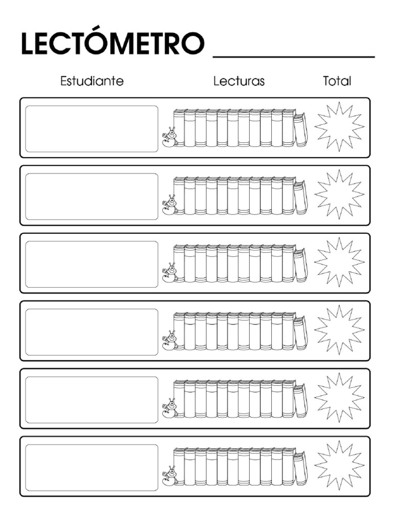 Lectometro-y-tickets-de-lectura-para-Biblioteca-escolar | PDF