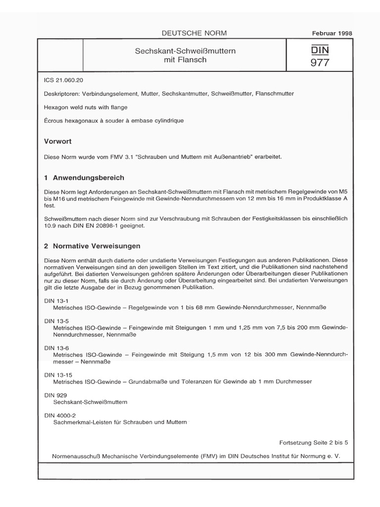 DIN 977 Tuerca de Proyección | PDF