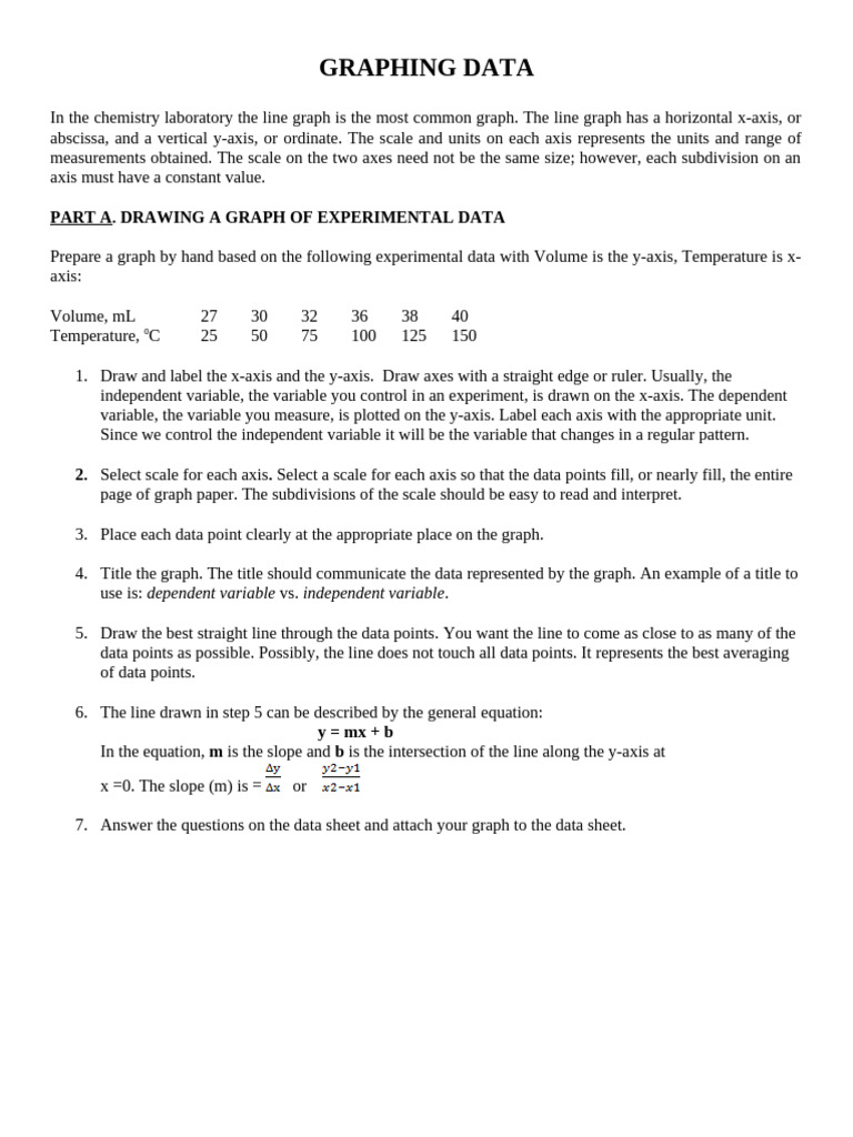 How to Plot Graphs in Experiments | PDF | Cartesian Coordinate System