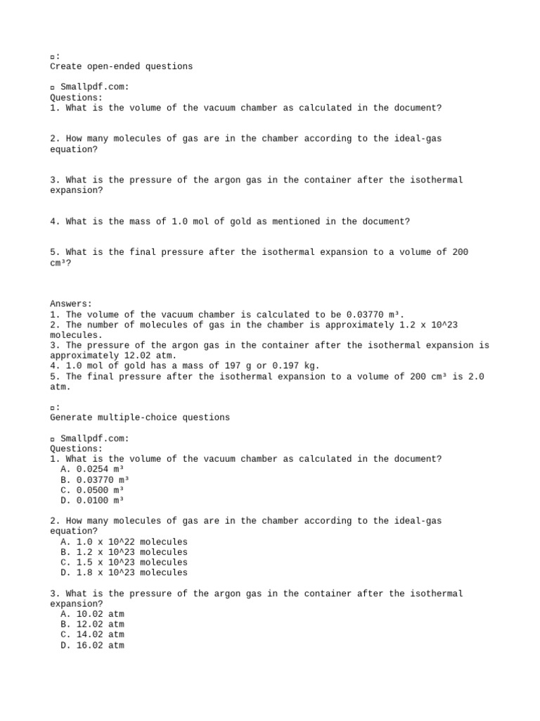 HMWK - chpt16 - To Print - Generate-Quiz | PDF
