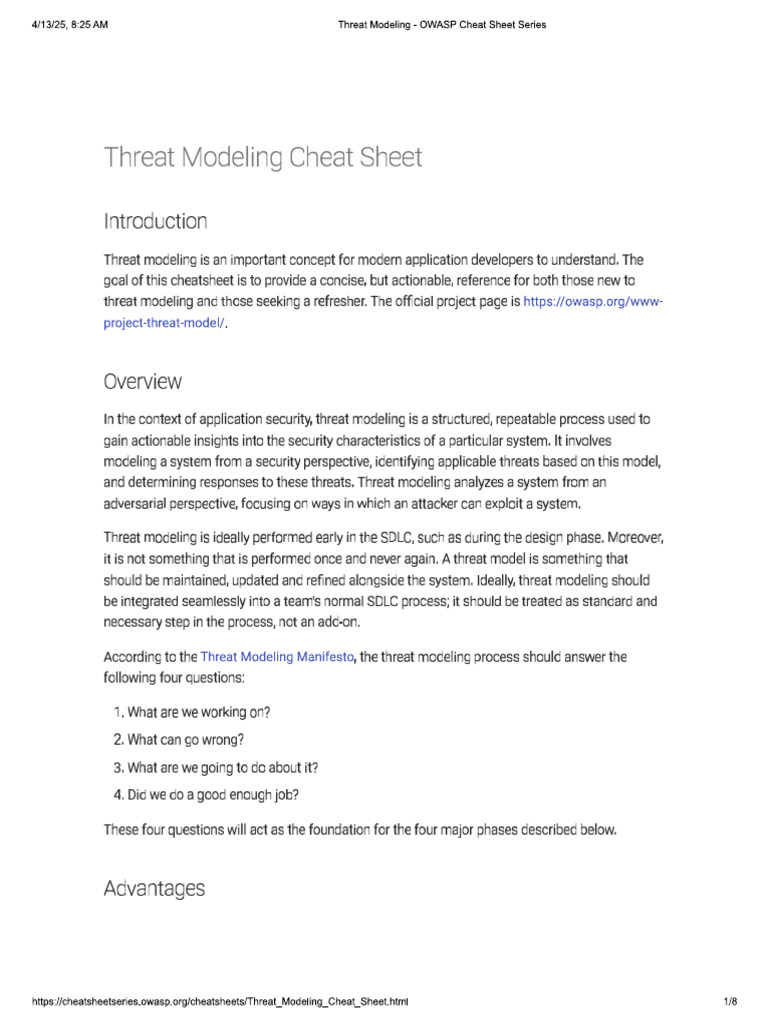 Threat Modelling | PDF