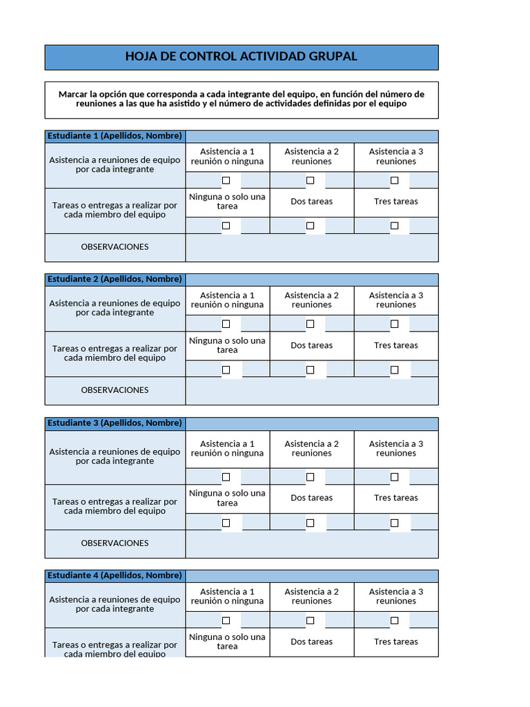 Hoja De Control Pdf 0220