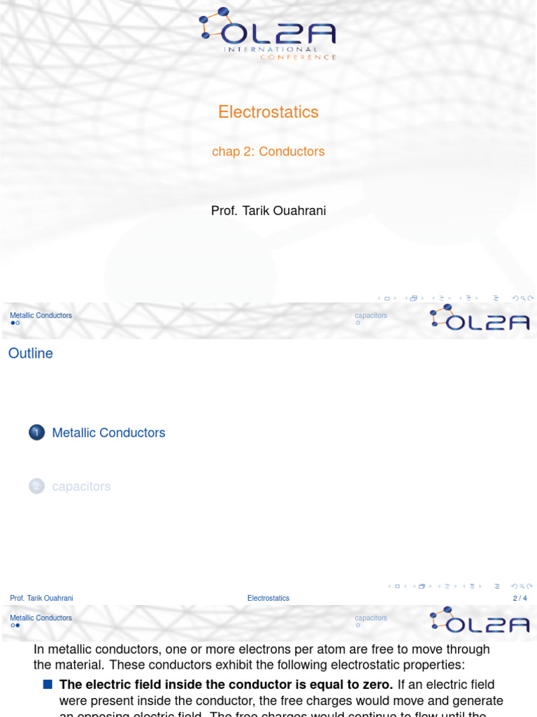 Physique2 en Anglais Chap2-1 | PDF | Electric Field | Capacitor