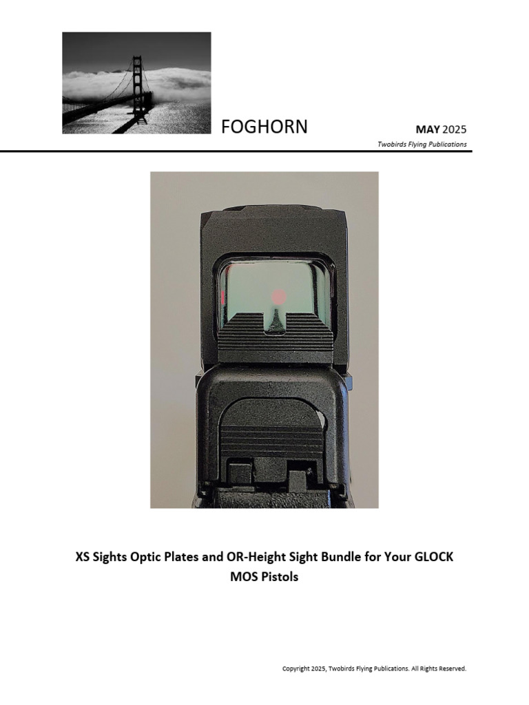 XS Sights Optic Plates and OR-Height Sight Bundle for Your GLOCK MOS ...