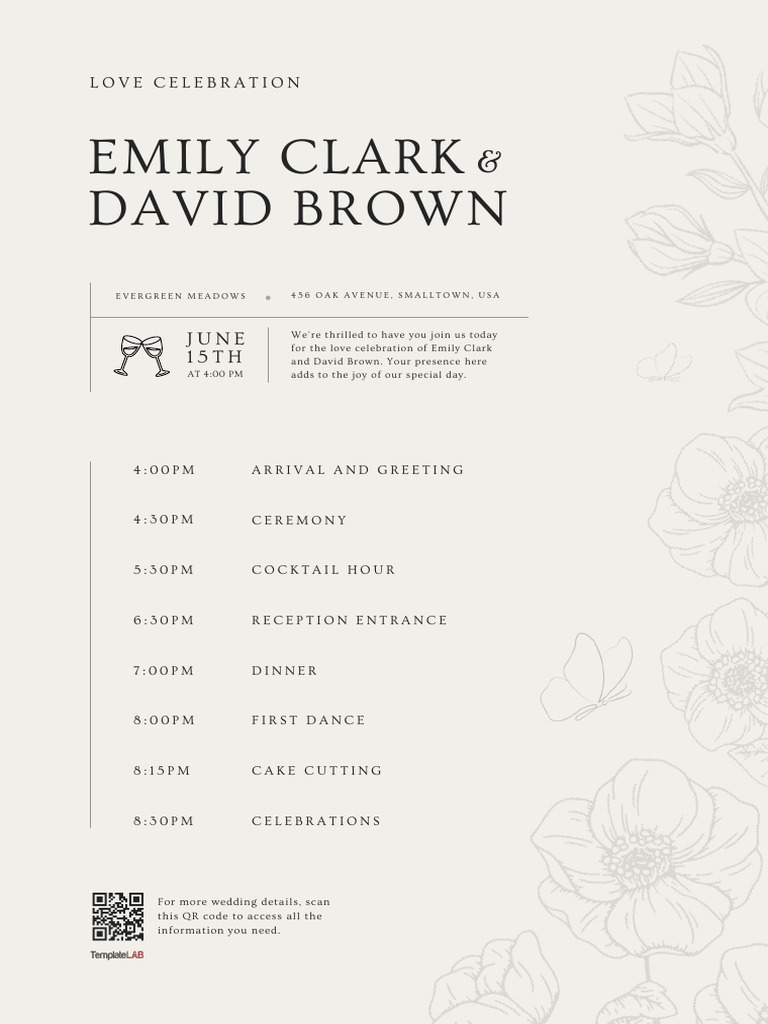 Modern-Wedding-Program-Template | PDF