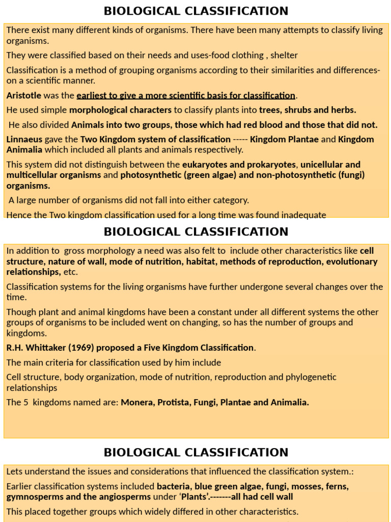 Understanding Biological Classification | PDF | Virus | Bacteria
