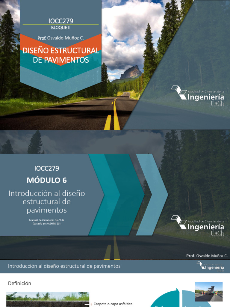 Módulo 6 - 1. INTRODUCCIÓN AL DISEÑO ESTRUCTURAL DE PAVIMENTOS | PDF | Estrés (Mecánica) | Grava