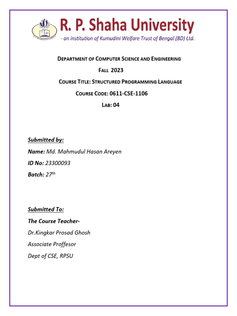 C Programming: Loop Comparisons and Sums | PDF