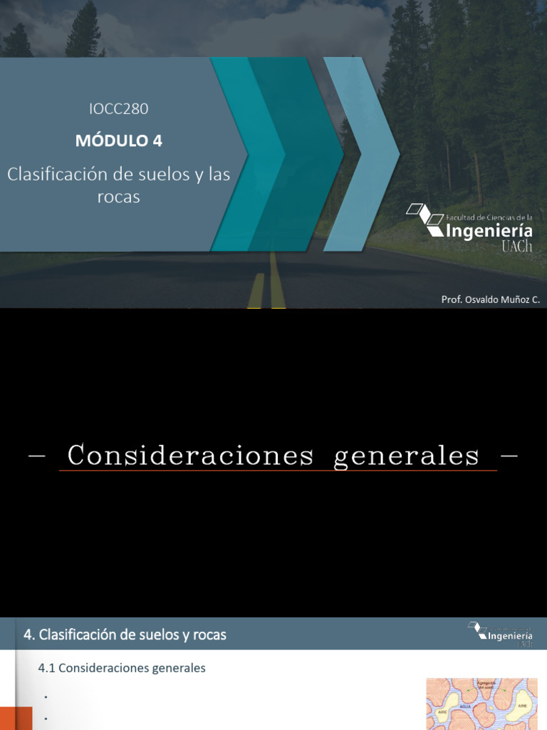 Módulo 4_clasificación de Suelos y Las Rocas | PDF | Suelo | Arcilla