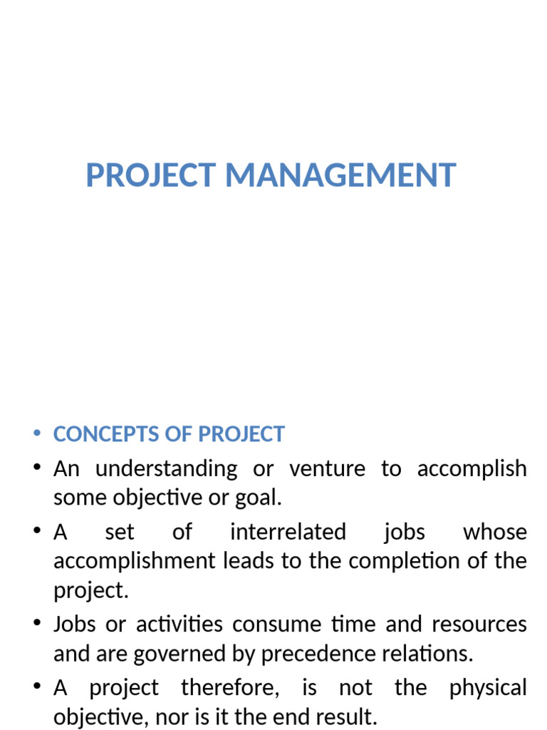 Project Management Concepts and Phases | PDF | Project Management ...