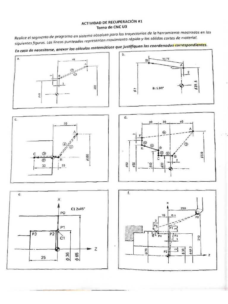 Piezas para Codigos G y M | PDF