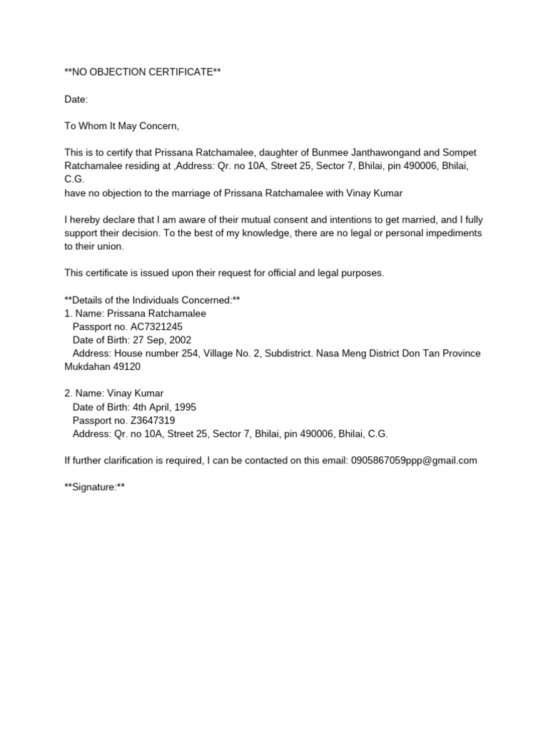 NOC Draft | PDF